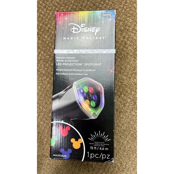 Gemmy | Holiday | Disney Magic Holiday Mickey Mouse Whirlamotion Led ...